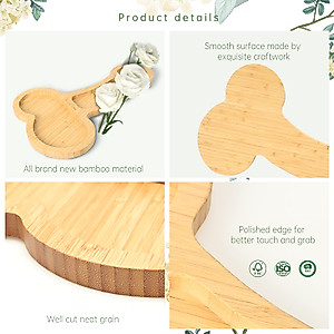 Housewarming,Wedding,Birthday gift for Lady,Valentine's Day,Christmas, Graduation gift,Appetizer Plates,charcuterire board, cheese board,Funny Cutlery Kitchen Wine Meat Cheese Platter (Right)