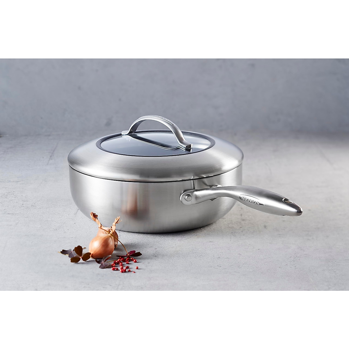 Scanpan - 65082600 CTX Covered Deep Sautè Pan, 4 Quart, Silver