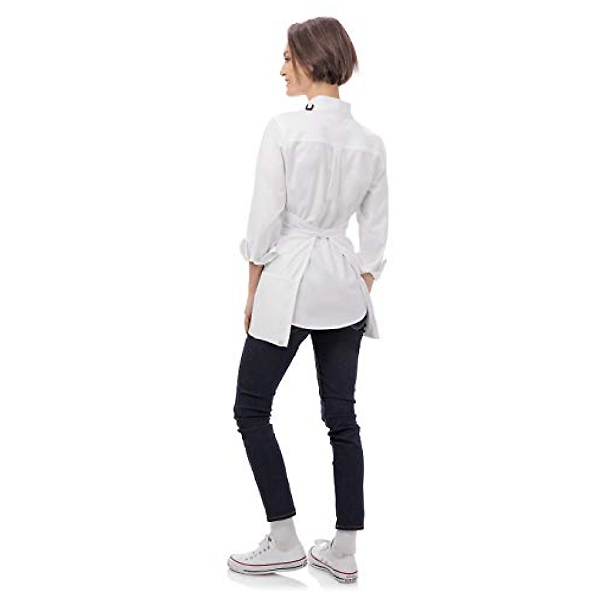 Chef Works Unisex Three Pocket Apron, White, One Size