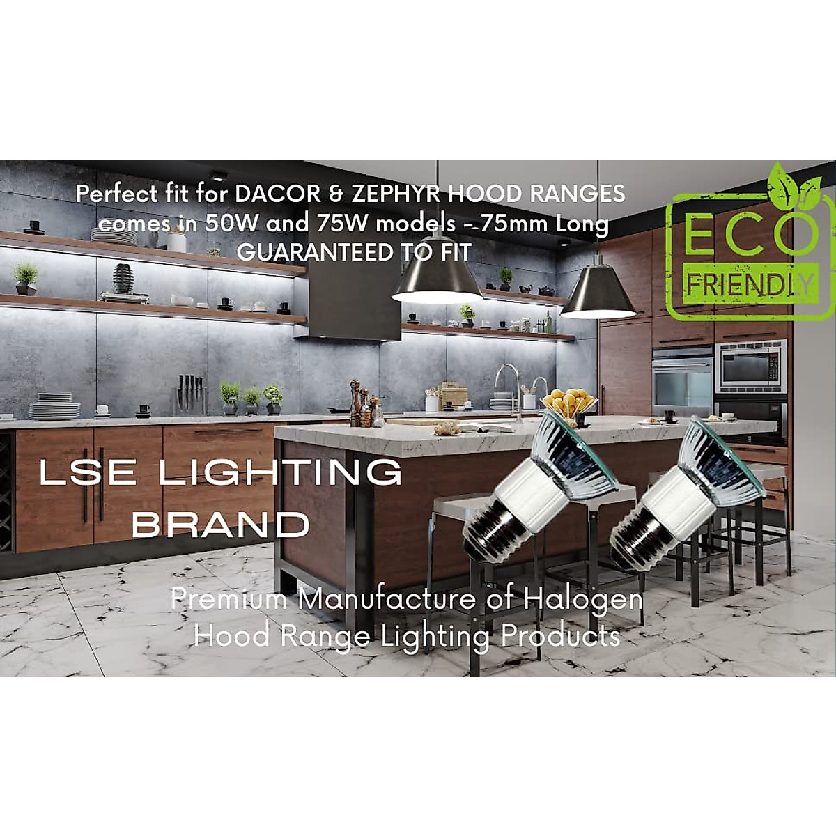 Pack of 2, E27 European Base 50W Kitchen Hoods GE WB08X10028 Appliance Bulbs