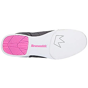 Brunswick Ladies Mystic Bowling Shoes- Black/Pink 6 1/2, 6.5