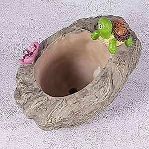 Flower Pots for Indoor Nursery Pots Houseplant Pots Succulent Planter Succulent Holder Cactus Pot Succulent Plant Pot Small Flower Pot Mini Flower Pot Pen Holder Little Turtle