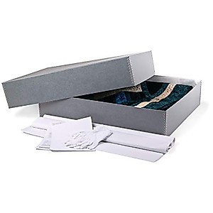 Gaylord Archival Blue/Grey Quilt Preservation Kit - 24W x 30L x 6" H
