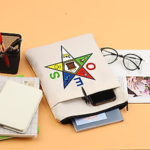 VAMSII OES Symbol Book Sleeve Order of The Eastern Star Book Sleeve OES Sorority Gift for Women Girls(O E S)