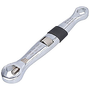 Orenic Double End Wrench Set, Ratcheting Wrench Set with High Hardness Chrome Vanadium Steel Forging, Detachable Metric and Imperial Box Wrench, Long Wrench Spanner Box End Ratcheting Wrenches
