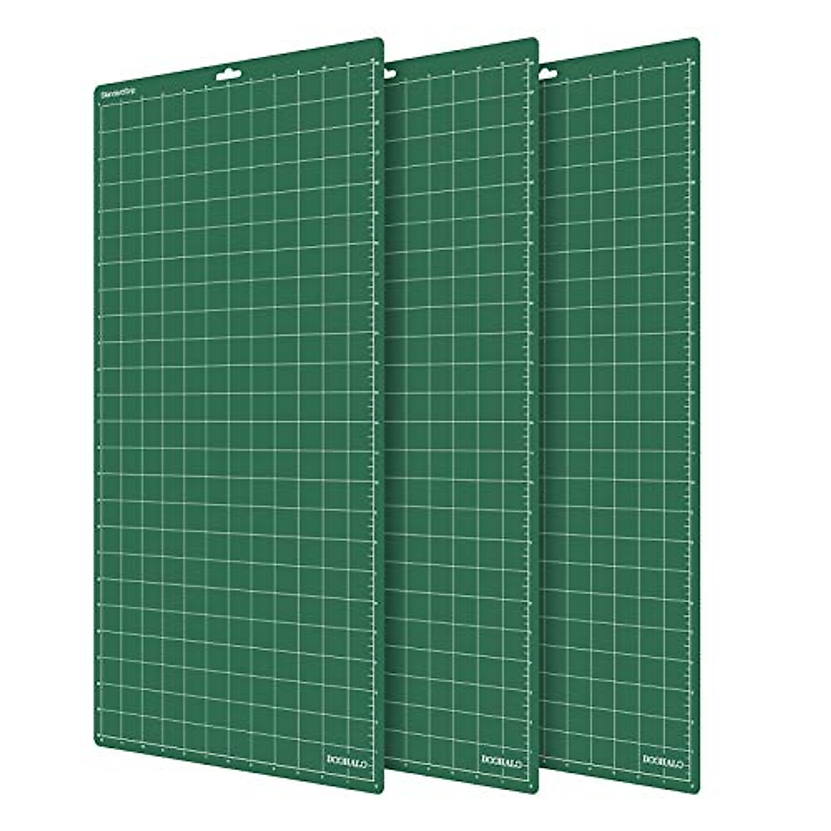 DOOHALO Cutting Mat for Silhouette Cameo 4 Cutting Machine 12 X 24 inch 3 Pack Replacement Adhesive Mats for Silhouette Cut