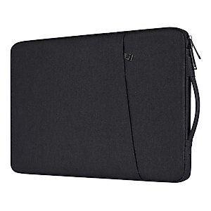 14 inch Laptop Sleeve Case for HP Pavilion 14, HP Envy 14, Lenovo, Dell, ASUS, Acer Chromebook 14 & Dell Inspiron 14 - Water-Resistant Bag with Handle - Black