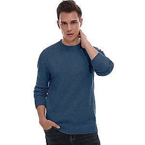 Sailwind Men's Crewneck Sweater Soft Casual Sweaters for Men Classic Pullover Sweaters