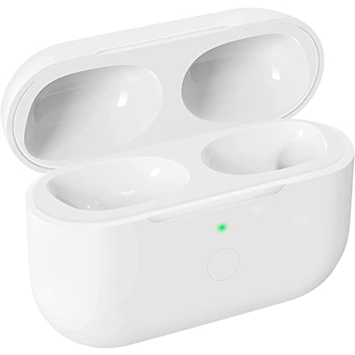 Murcycle Wireless Charging Case Replacement Compatible for AirPod Pro Charging Case, Only Air Pods Pro Charger Case with Pairing Sync Button, No Earbuds