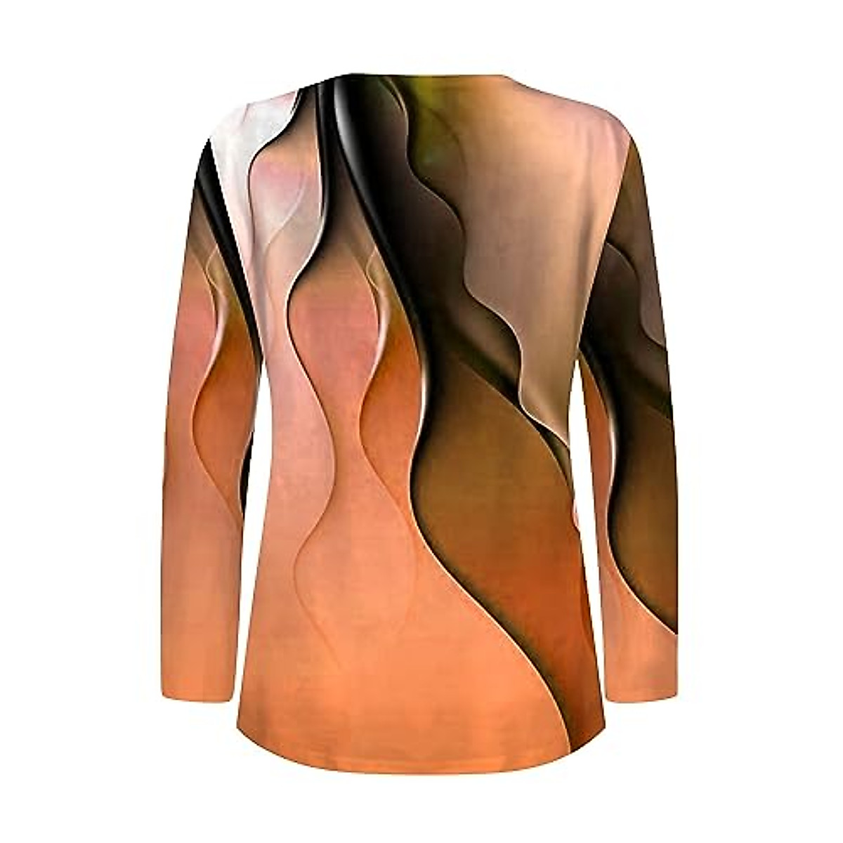 Gneric Womens Fall Clothes Long Sleeve V-Neck Sweatshirts Botton Printed Tops Womens Tops Long Sleeve Long Sleeve Shirt Women Fall Tops Womens Long Sleeve Tops Casual Long Sleeve Shirt