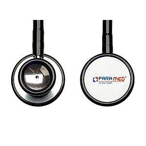 PARAMED Stethoscope - Classic Dual Head Cardiology for Medical, Clinical and Home Use by Paramed - Suitable for Men Women Nurse Pediatric Infant - 22 inch