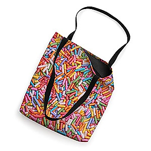 Colorful Candy Rainbow Sprinkles Tote Bag