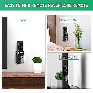 Universal Remote Control AKB75095307 Compatible with All LG LED LCD HDTV UHD 3D 4K Smart TV Models with Black Remote Holder