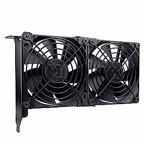 GDSTIME Graphic Card Fans, Graphics Card Cooler, Video Card Cooler, PCI Slot Dual 90mm 92mm Fans, VGA Cooler