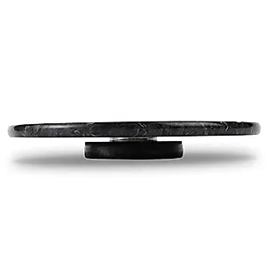 Olelo 12 Inch Marble Lazy Susan Cake Turntable Heavy Duty Marble Rotating Cake Stand for Cake Cupcake and Decorating Supplies