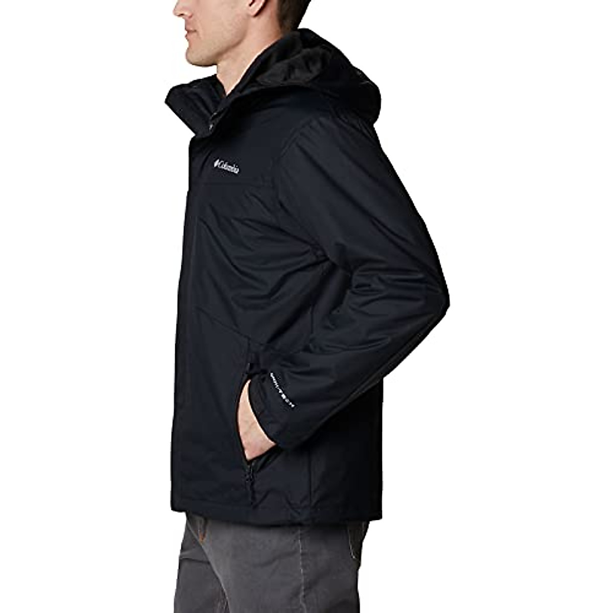Columbia Men's Tunnel Falls Interchange Jacket, Black, Large