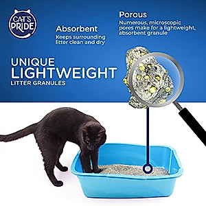 Cat's Pride Max Power: Total Odor Control - Up to 10 Days of Powerful Odor Control - Strong Clumping - Hypoallergenic - 99% Dust Free - Multi-Cat Litter, Unscented, 15 Pounds