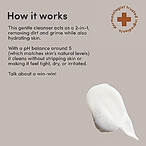 hims High Tide Hydrating Daily Cleanser for Men - Gentle Face Cleanser with Hyaluronic Acid, Squalane and Green Tea Extract - Lemongrass Field Scent