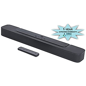 JBL BAR-2-0-ALL-IN-ONE-MK2 Compact 2ch Soundbar with Dolby Digital with an Additional 1 Year Coverage by Epic Protect (2022)