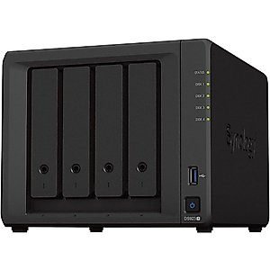 Synology DS923+ 4-Bay Diskstation NAS (AMD Ryzen™ 4 Threads R1600 Dual-Core 4GB Ram 2xRJ-45 1GbE LAN-Port)