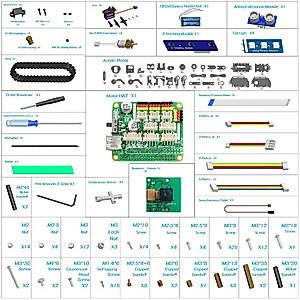 Adeept RaspTank Smart Robot Kit Compatible with Raspberry Pi 4 3 Model B+ B OpenCV Tank 4-DOF Robotics DIY Coding Building Projects Robots for Adults Kids STEM Educational Programming Gift Robotic Arm