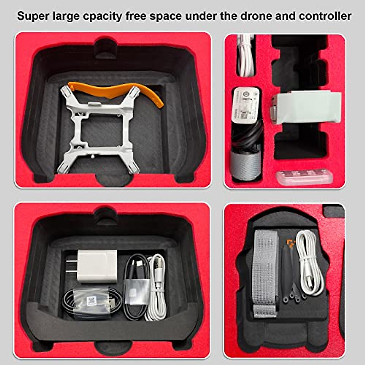 FPVtosky Mini 3 Pro Hard Case for DJI Mini 3 / Mini 3 pro, Waterproof Carrying Case for Mavic mini 3 pro, Outdoor Travel Portable Case for DJI Mini 3 / Mini 3 Pro with DJI RC Controller Accessories