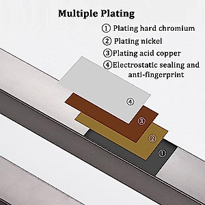 EXOGUN Barn Door Pull Handle, Door Handle Modern Double Sided H Shape Swing, Exterior Interior Barn for Glass, Wooden Gate, Shower Pulls Office (Size : 130cm/4.3ft)