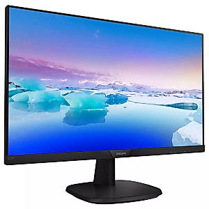 PHILIPS 273V7QJAB 27" Frameless Monitor, Full HD 1920x1080, IPS, Built-in Speakers, VESA, 4Yr Advance Replacement Warranty
