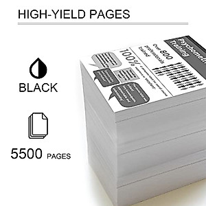 CRG106 106 Black Toner Cartridge: EAXIUCE 1Pack Compatible CRG 106 Toner Cartridge Black Replacement for Canon imageCLASS MF6540 MF6590 MF6595 MF6595CX MF6530 MF6550 MF6560 6580, 106 0264B001AA Toner