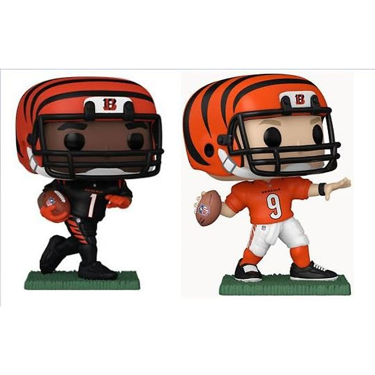 Ja'Marr Chase/Joe Burrow (Cincinnati Bengals) NFL Funko Pop! Combo (2)