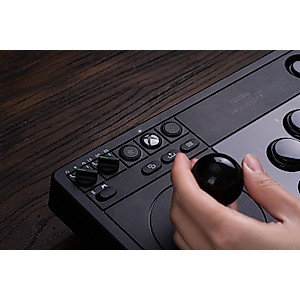 8Bitdo Wireless Arcade Stick for Xbox Series X|S, Xbox One and Windows 10, Arcade Fight Stick with 3.5mm Audio Jack - Officially Licensed (Black)