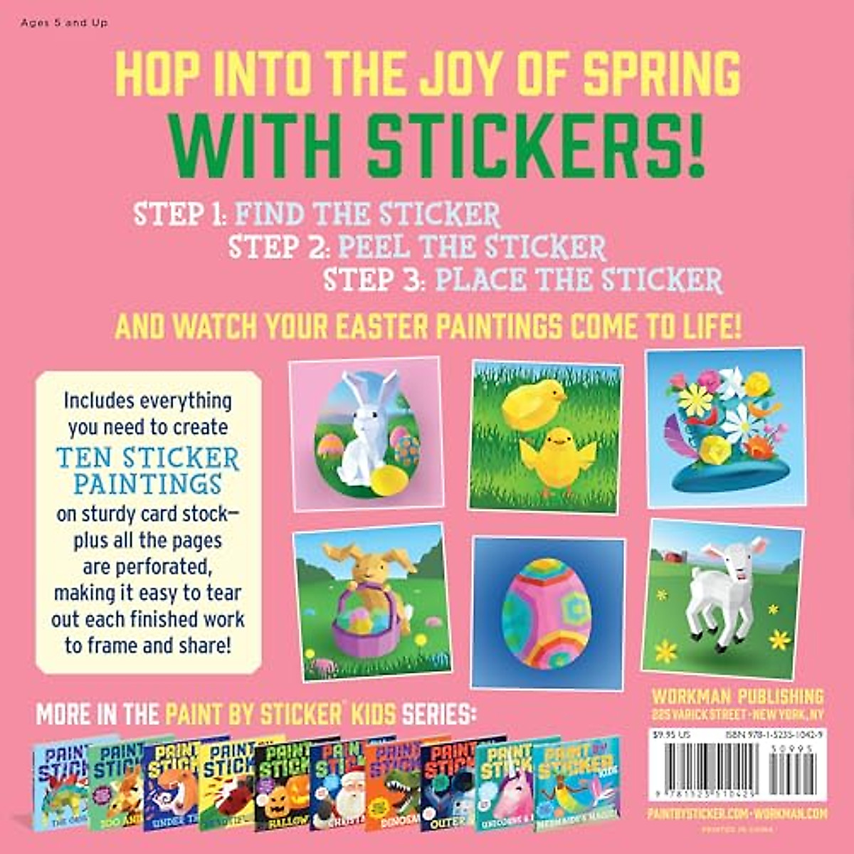 Paint by Sticker Kids: Easter: Create 10 Pictures One Sticker at a Time!
