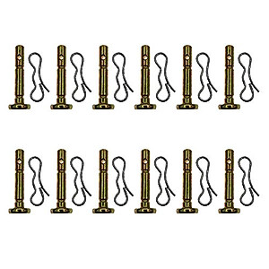Cancanle 12 Pack Snow Thrower Shear Pin and Cotter Pin for MTD 738-04155 CUB & Troy-bilt Snow Thrower