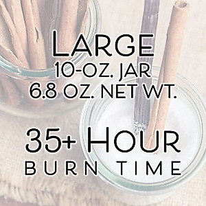 SweetHollow Personalized Candle Gift with Family Last Name, Custom Holiday Present, Highly Scented & Long Lasting Coconut Wax Luxury Candle, Customizable, Large, Vanilla Cinnamon Fragrance