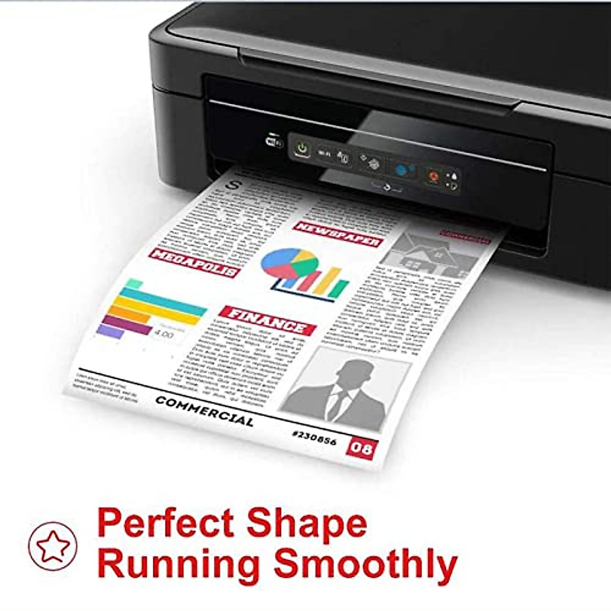 AVOMEB Remanufactured Toner Cartridge MPC6004 Compatible Replacement for Ricoh MP C4503 C4504 C5503 C6003SP C6004 C4504exSP C6004exSP Laser Printer, 4 Color Consumable Black