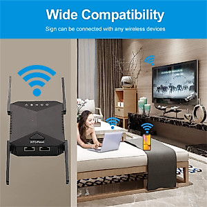 5G&2.4G WiFi Repeater 1200mbps WiFi Signal Network Extender Long Range 5ghz WiFi Amplifier Wireless Booster 4 Antenna AP Mode Extender Wan LAN Access Point