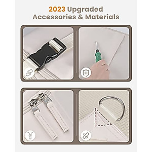 Snoffic Carry-on Travel Backpack, 17.3 Inch TSA-Friendly Laptop Travel Backpack, Waterproof Weekender Daypack Bag for Work Business Hiking Traveling Gift Bookbag (Beige)