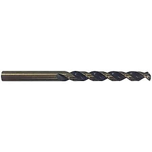 6" HSS Black/Gold 135 Deg. Jobber Length Drill Bit