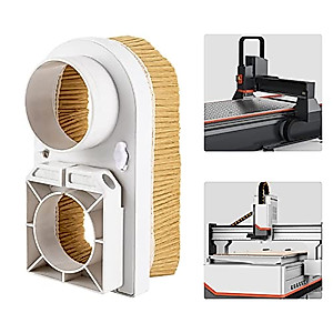YIYIBYUS Dust Cover,80mm Spindle Dust Shoe Boot Collector For CNC Router Engraving Milling Machine