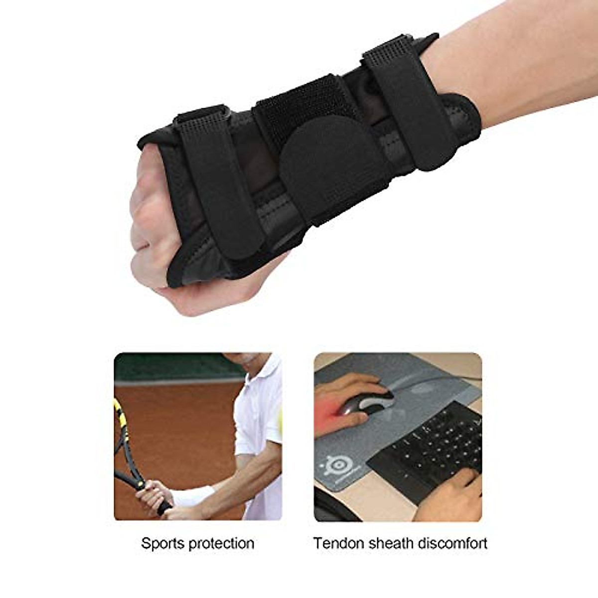 Wrist Brace For Carpal Tunnel,Adjustable Hand Fracture Splint,Arm Compression Hand Support For Hand & Wrist Braces For Injuries, Wrist Pain
