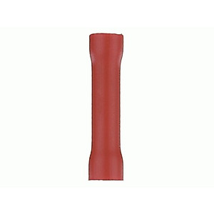 Install Bay RVBC825 Red Vinyl Butt Connector 8-Gauge, 25-Bag