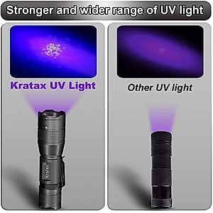 Kratax Tactical LED Flashlights-UV Black Light&Pocket Knife-Tactical Knife-Super Bright 750 High Lumens-Good for Camping,Hiking, Mens Gift
