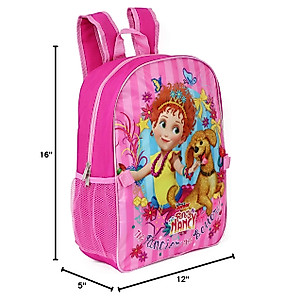 Disney Fancy Nancy 16' Backpack With Detachable Matching Lunch Box