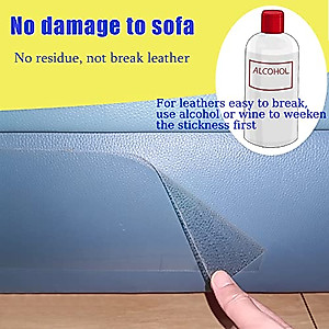 10 PCS Cat Scratch Furniture Protector for Leather, Cat Furniture Protector, Furniture Protectors from Cats, Cat Scratching Deterrent, Couch Guards for Cats, Strong Adhesion, No Residue