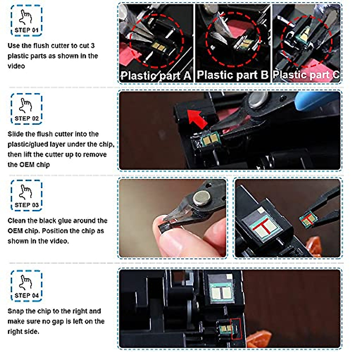 INK E-SALE [NO CHIP] Black 1-Pack Compatible Toner Cartridge Replacement for HP 414X M454dw M479fdw Toner for HP Color Pro M454dw M454 M454dn MFP M479fdw M479 M479fdn Toner Printer Ink