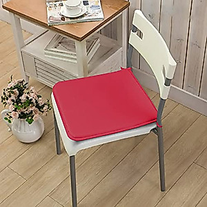 TUNKENCE Seat Cushion Chair Cushions for Office Square Strap Garden Chair Pads Seat Cushion for Outdoor Bistros Stool Patio Dining Room 15x15 Inch