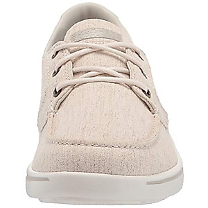 Skechers womens Arch Fit Uplift - Equator Boat Shoe, Taupe, 8 US