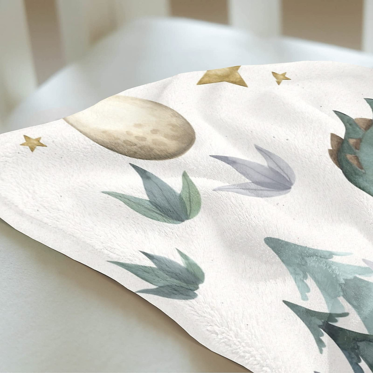 Personalized Baby Blanket - Soft Watercolor Dragon Animal Custom Blanket - Baby Shower Toddler Nursery Bed Blankets Stroller Crib 30x40 in Design 4