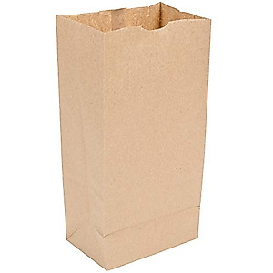 Green Direct Perfect Durable Brown Paper Lunch Bags Size Large for All Ages Pack of 100
