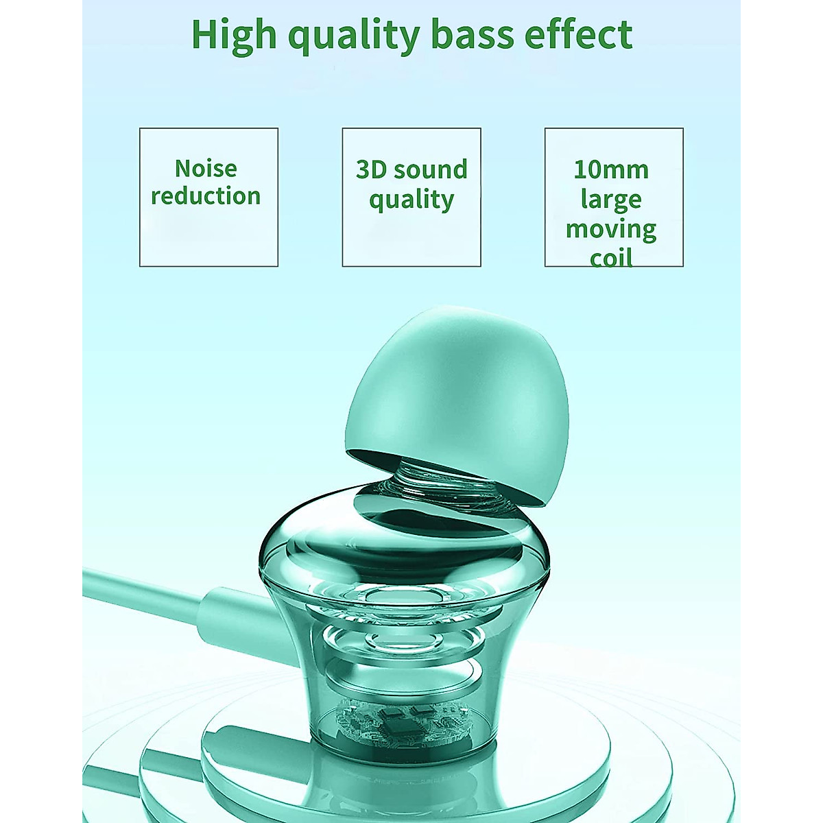 Nepartak 200-Hour Playtime Neckband Bluetooth Earphones, Hi-Fi Sound, Comfortable Fit, Perfect for Sports & Commuting